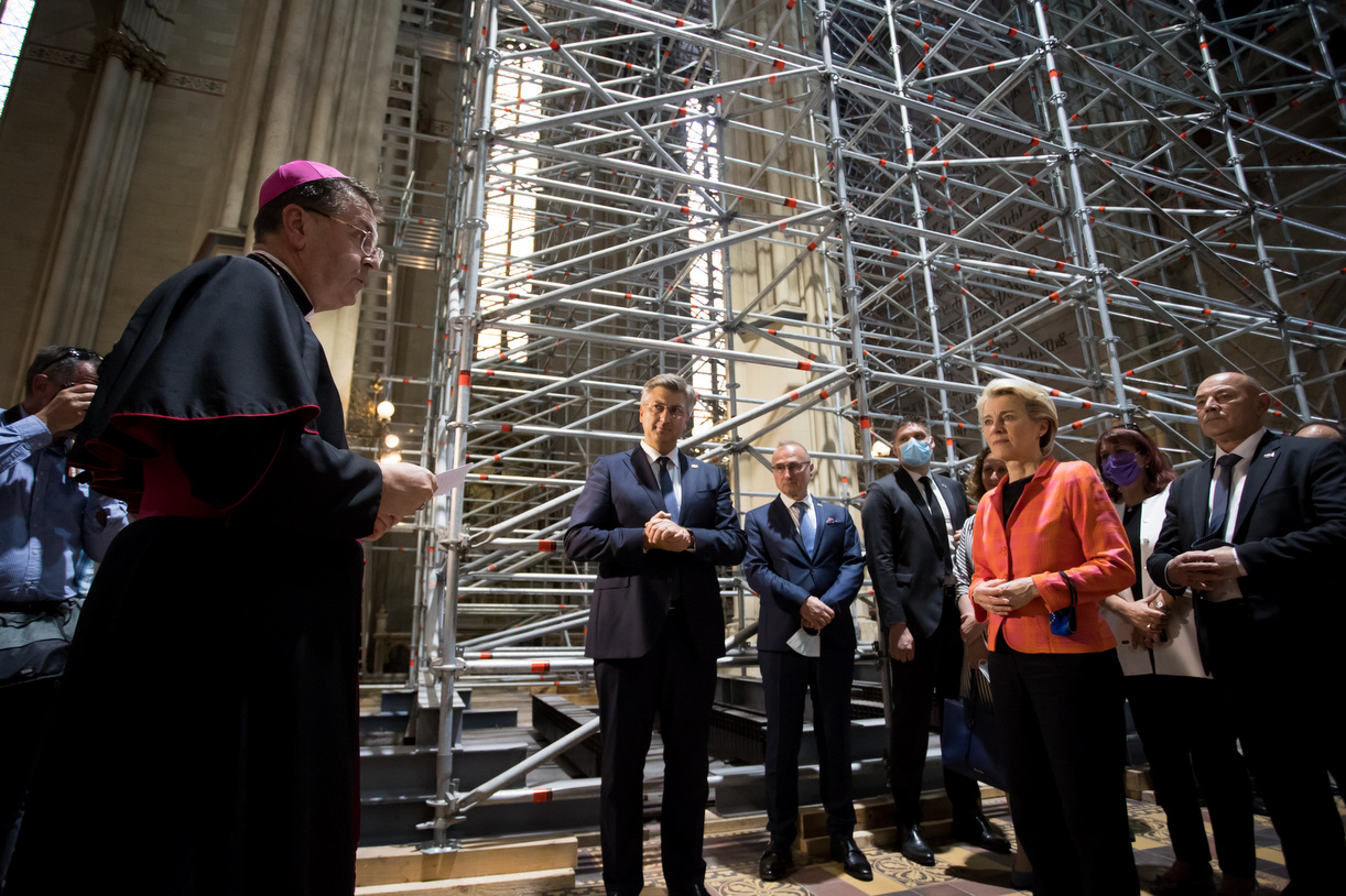 Zagrebačka Katedrala - Predsjednica Europske komisije Ursula von der ...