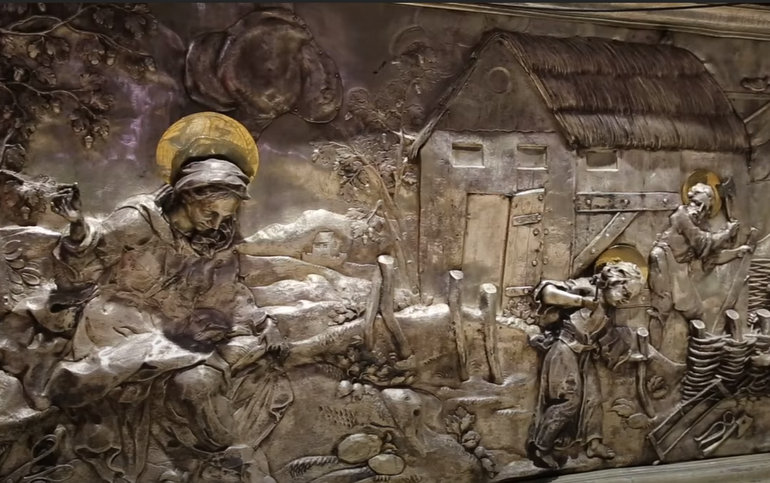 Zagrebačka Katedrala - Katedrala - Antependij s prikazom Svete Obitelji